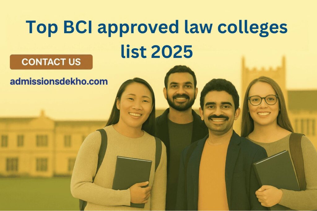 Top BCI Approved Law Colleges in India for 2025 Admissions